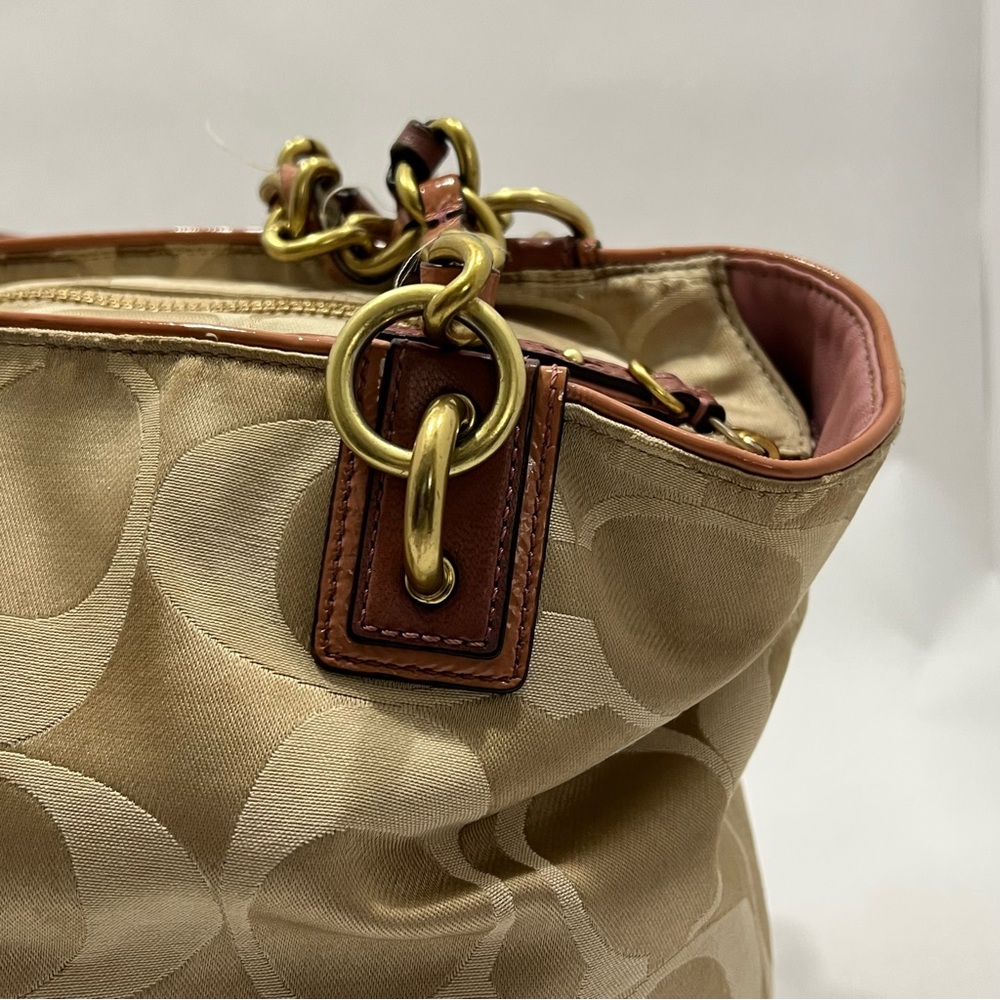 Coach Op Art Signature Toto Handbags - Gem